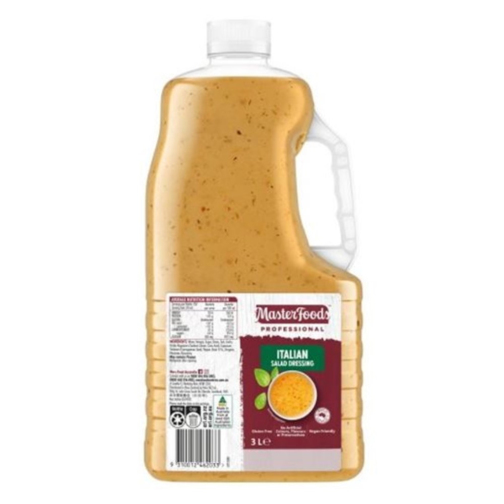 Dressing Italian 3lt GF - Dressings, Sauces & Mayonnaise - Godden Food ...