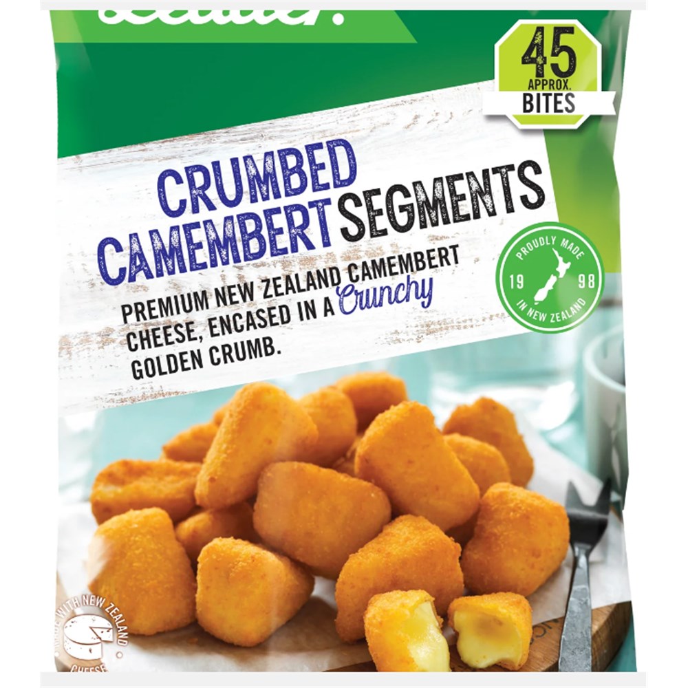 Cheese Crumbed Camembert Segments 1kg - Cheese - Godden Food Group ...