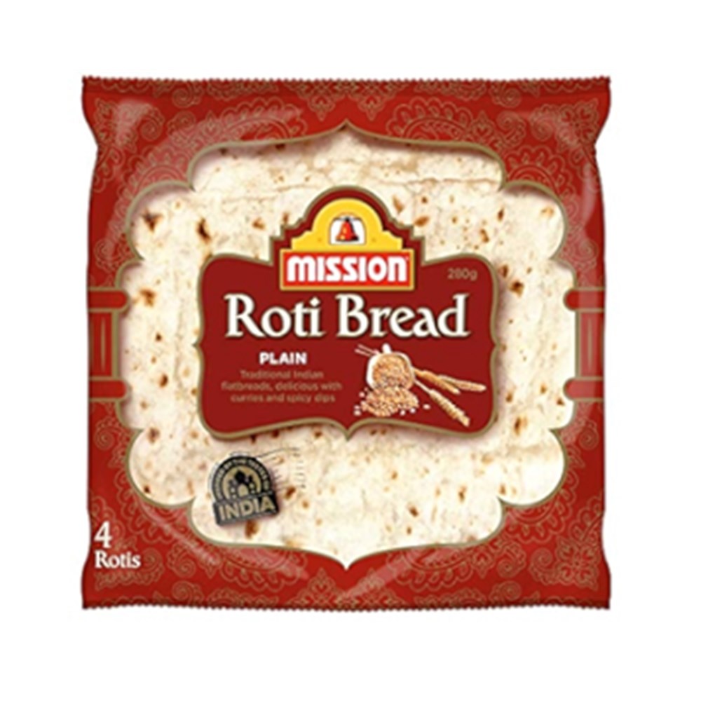 Bread Roti Plain 6x105g - Bread And Wraps - Godden Food Group - Godden ...