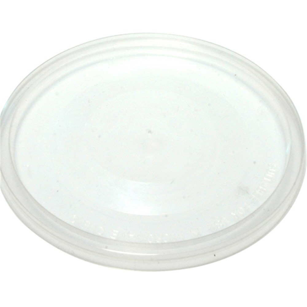 Lid Round Container Clear Plastic Flat 50s - Containers - Godden Food ...